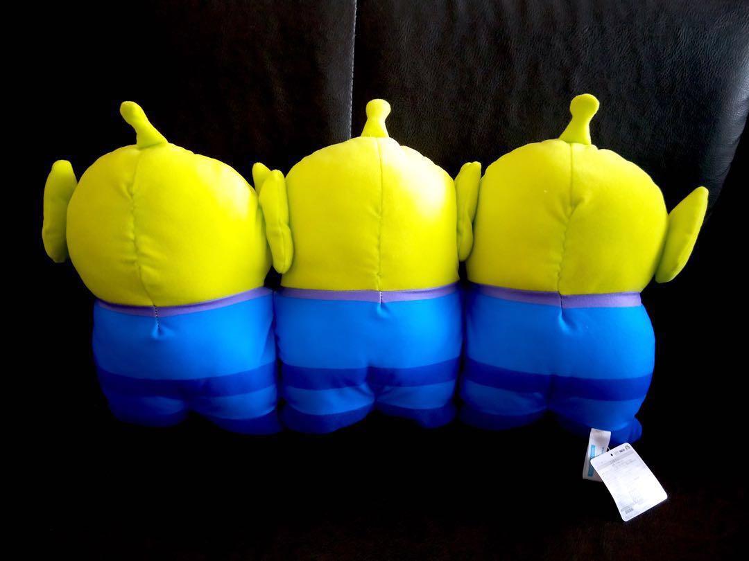 Toy Story Aliens - Mega Jumbo Triple Cushion, Hobbies & Toys, Toys ...