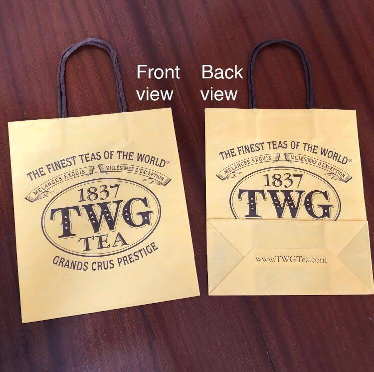 TWG Tea Paper Bag, Everything Else on Carousell