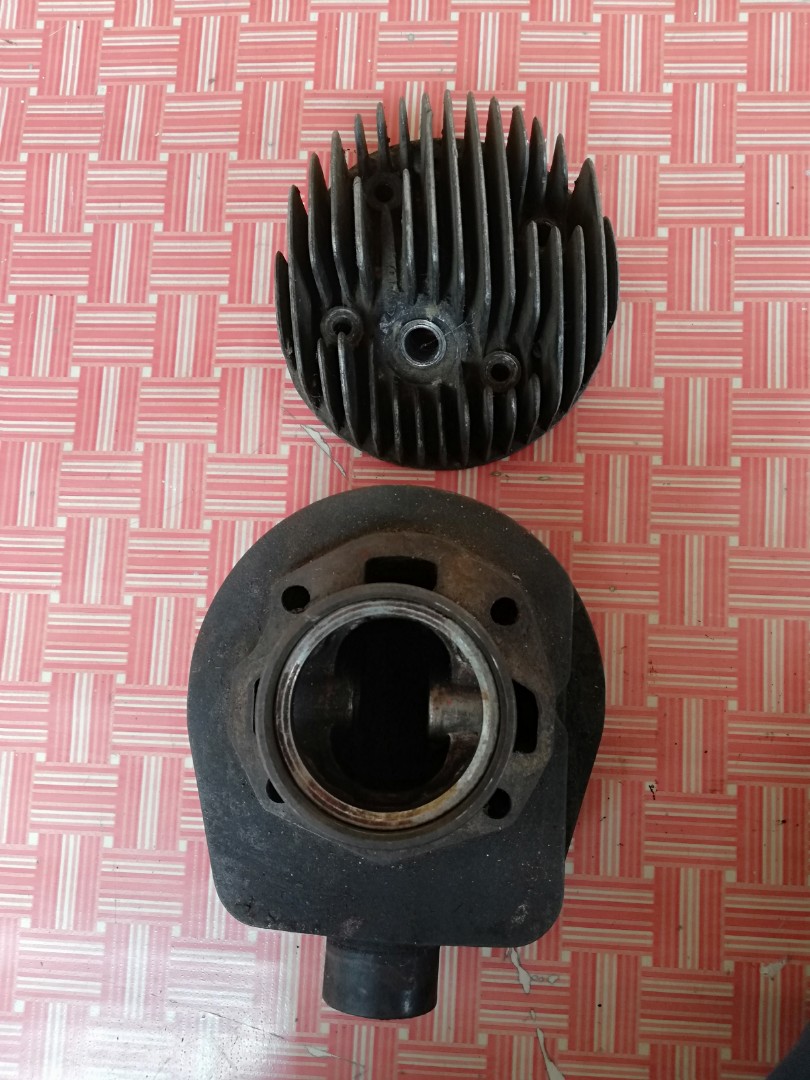 Vespa Block Besi 3Pot (size piston 59.2mm), Motorbikes on Carousell