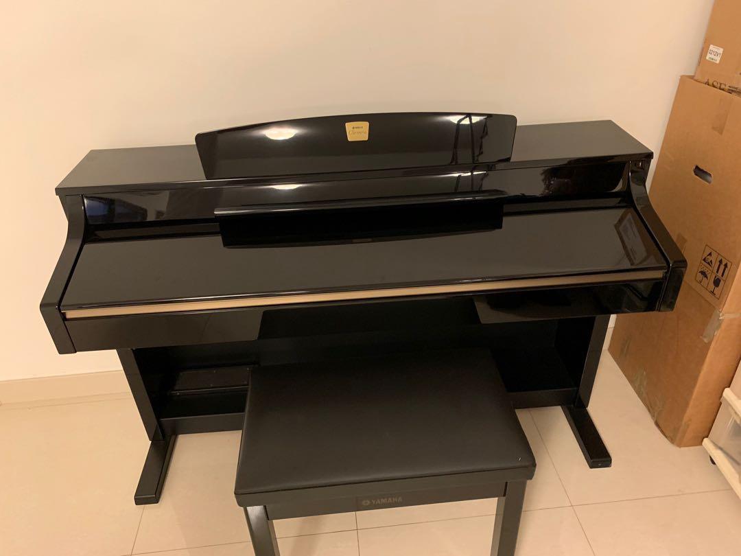Yamaha Clavinova CLP-330 Piano ebony black wood finish, Hobbies & Toys, Music & Media, Musical ...