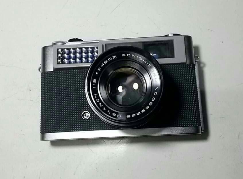 1961 Konica S II rangefinder camera (Fixed Hexanon 48mm/f2 lens ...