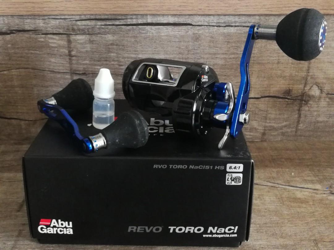 Abu gracia left handed reel, Sports Equipment, Fishing on Carousell