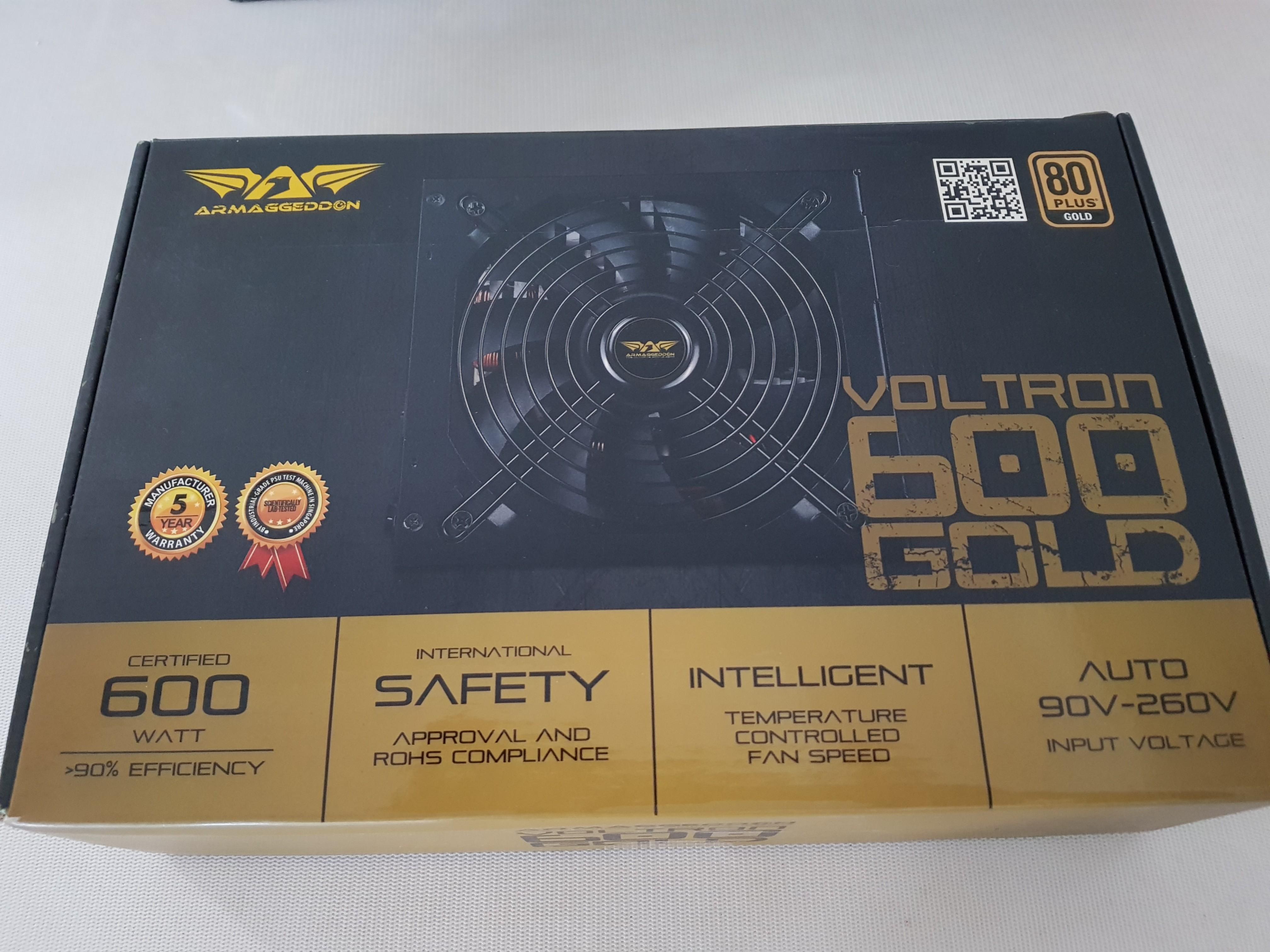 Armageddon Voltron 600 GOLD PSU, Computers & Tech, Parts & Accessories ...