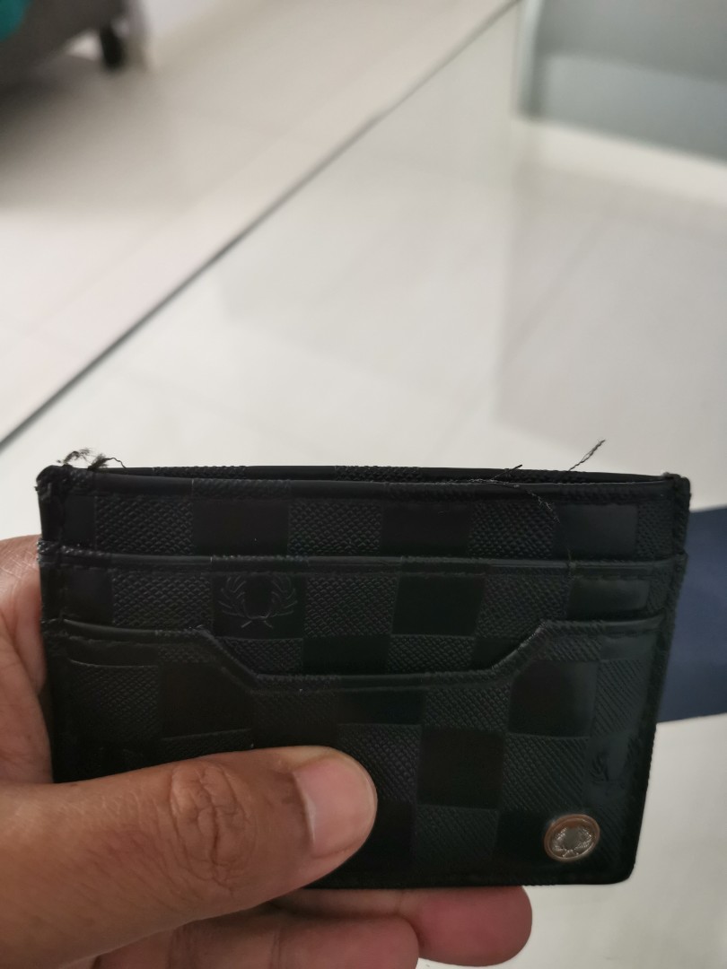 Authentic Fred Perry Card Holder / Wallet, Men's Fashion, Watches ...