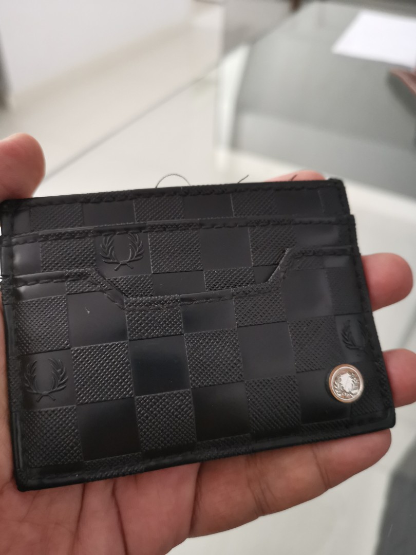 Authentic Fred Perry Card Holder / Wallet, Men's Fashion, Watches ...