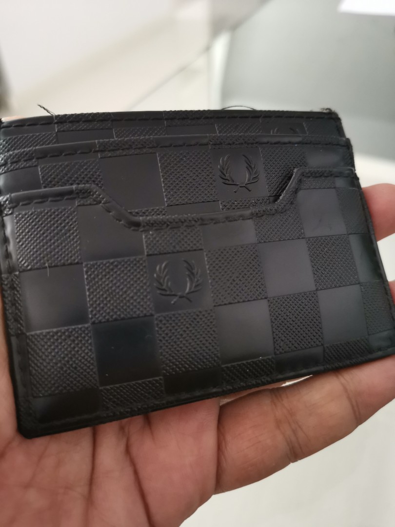 Authentic Fred Perry Card Holder / Wallet, Men's Fashion, Watches ...