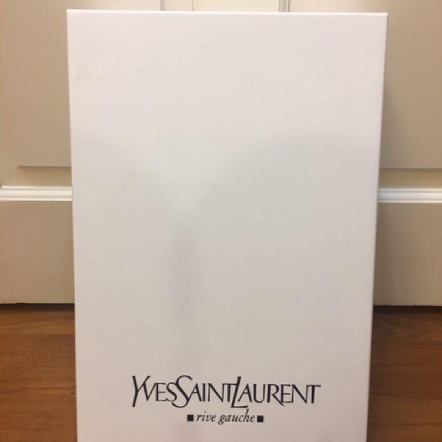 Authentic white Yves Saint Laurent YSL box, Luxury, Accessories on ...