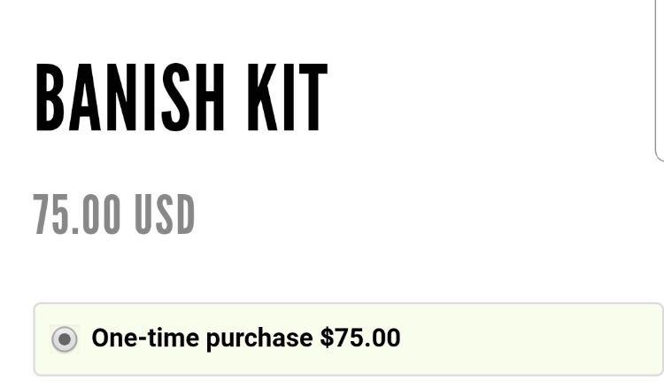 Banish Kit - Banisher Roller, Beauty & Personal Care, Face, Face Care ...