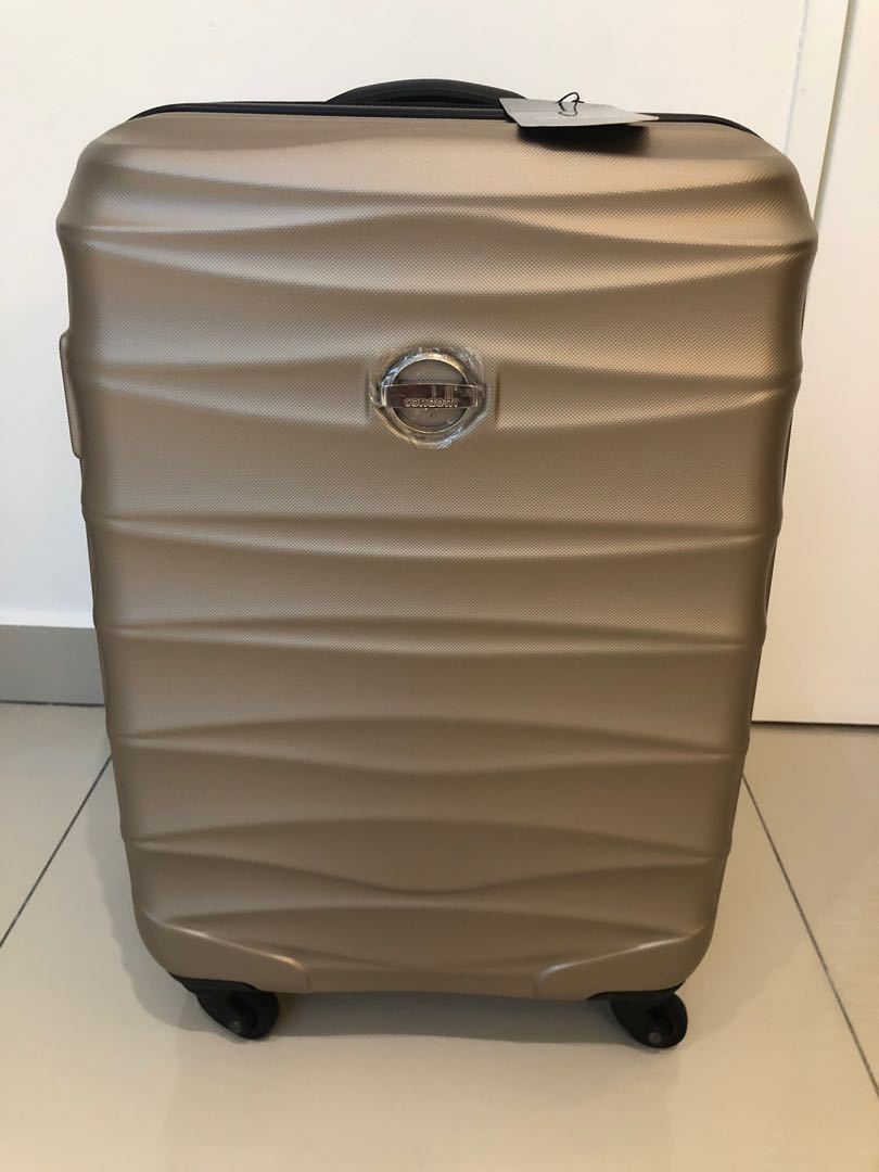 Condotti 20” ABS Hard Case Gold Luggage, Luxury, Bags & Wallets on ...