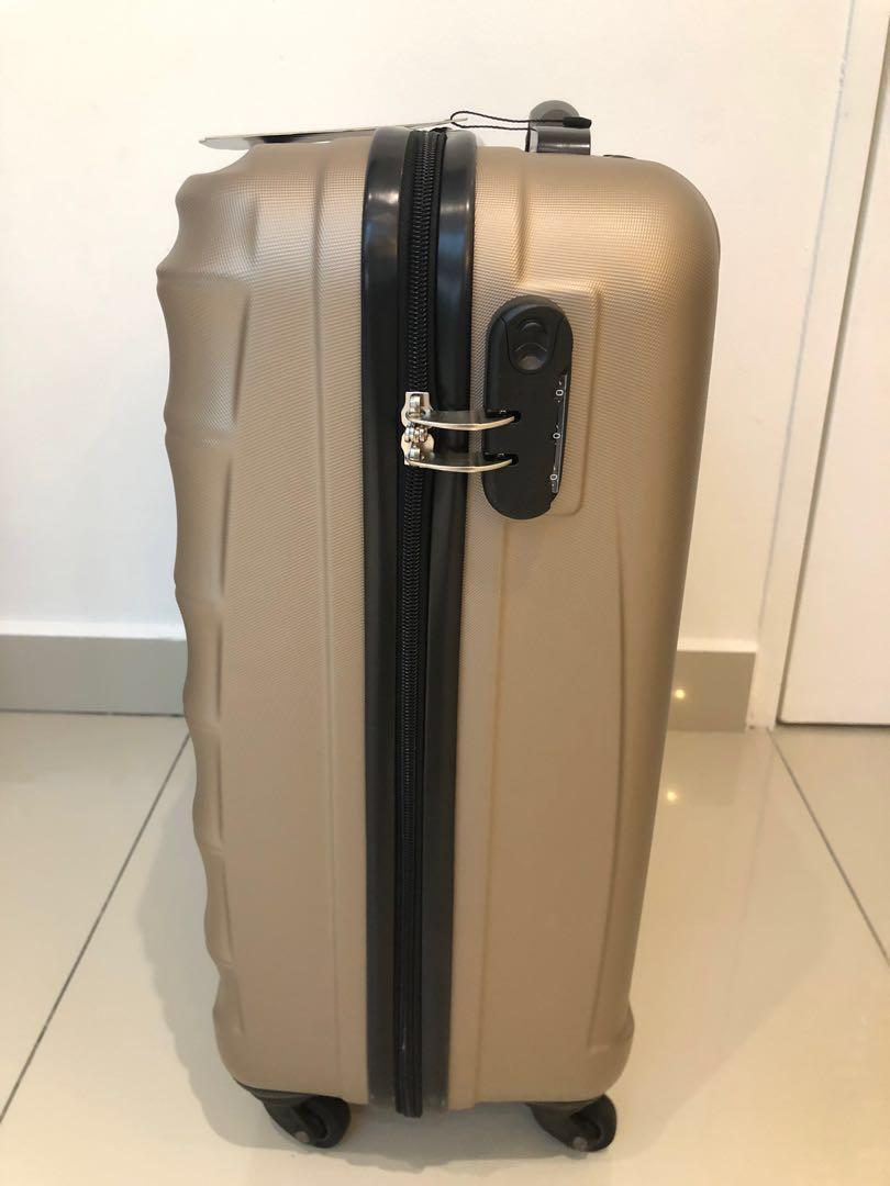 Condotti 20” ABS Hard Case Gold Luggage, Luxury, Bags & Wallets on ...