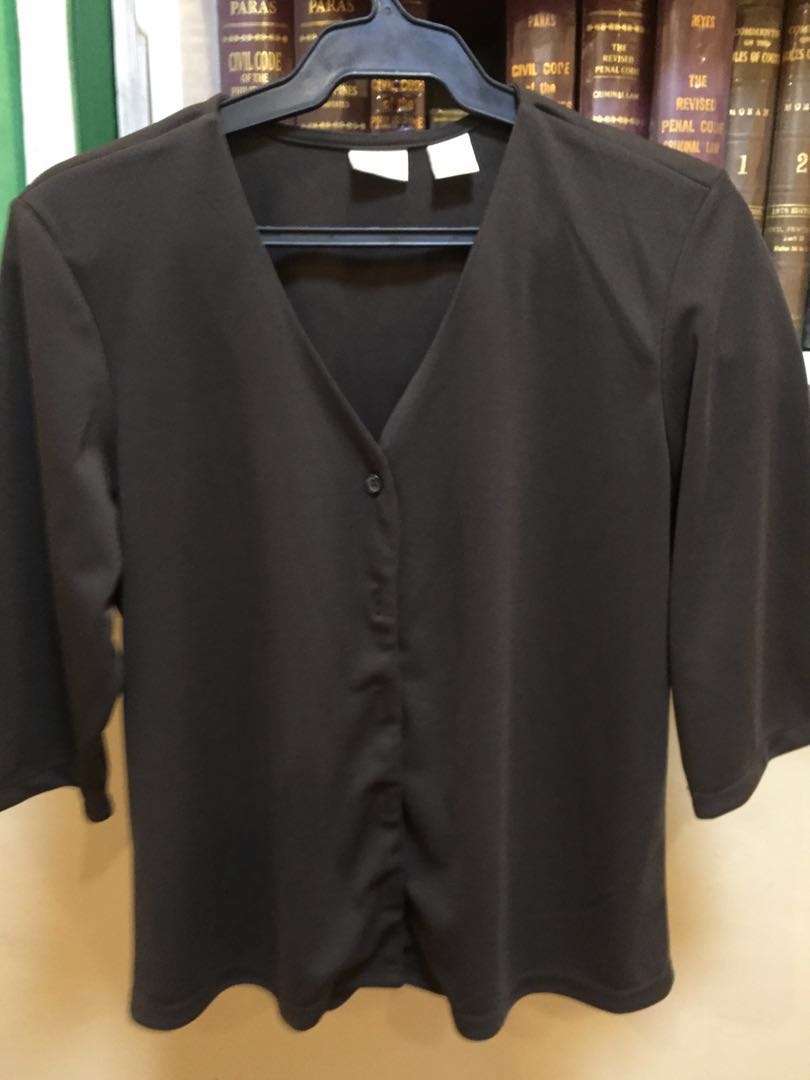 Dark brown formal top/ outer layer, Women's Fashion, Dresses & Sets ...