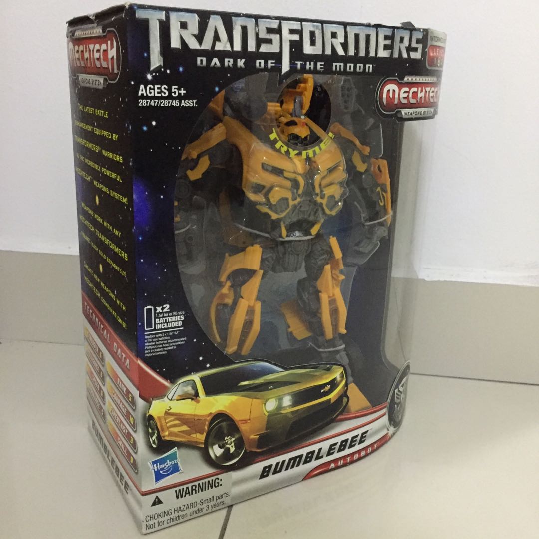 DOTM Bumblebee Leader class Mechtech weapons system, Hobbies & Toys ...