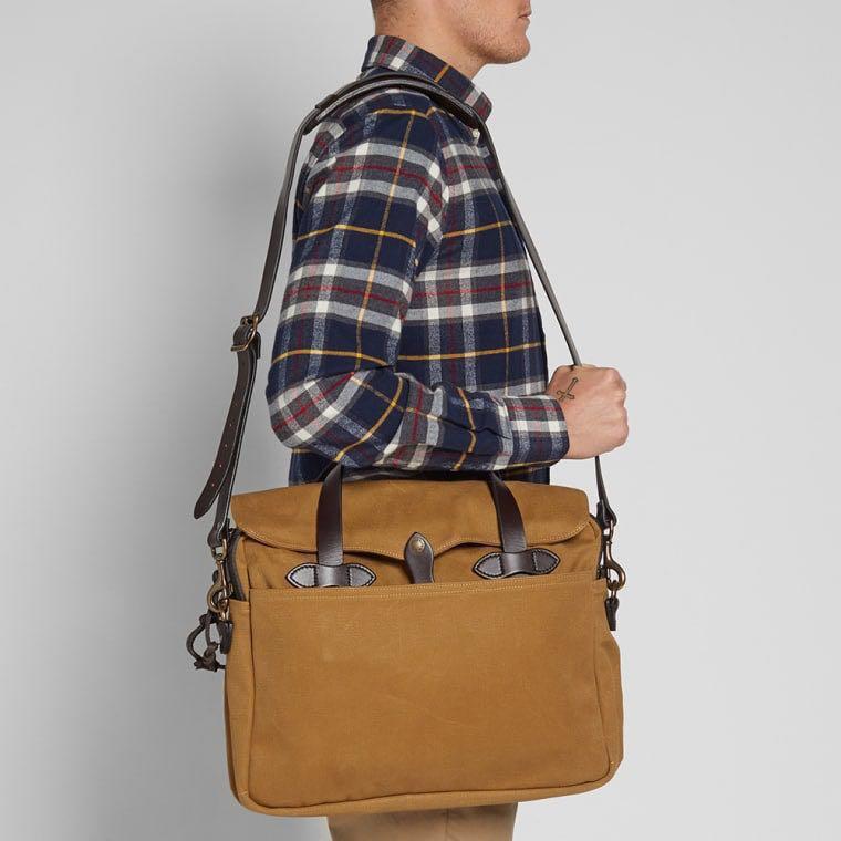 Filson Original 256 Briefcase, Men's Fashion, Bags & Wallets ...