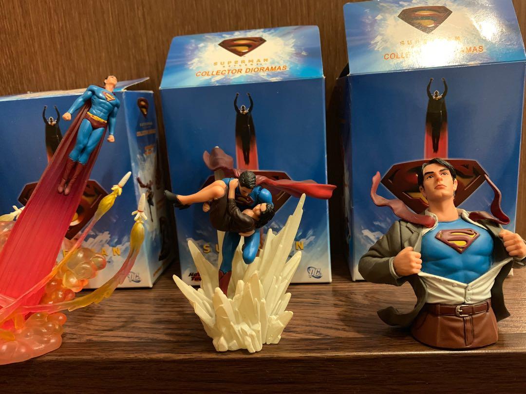 Full set - Superman Returns Collectors’ Dioramas, Hobbies & Toys, Toys ...