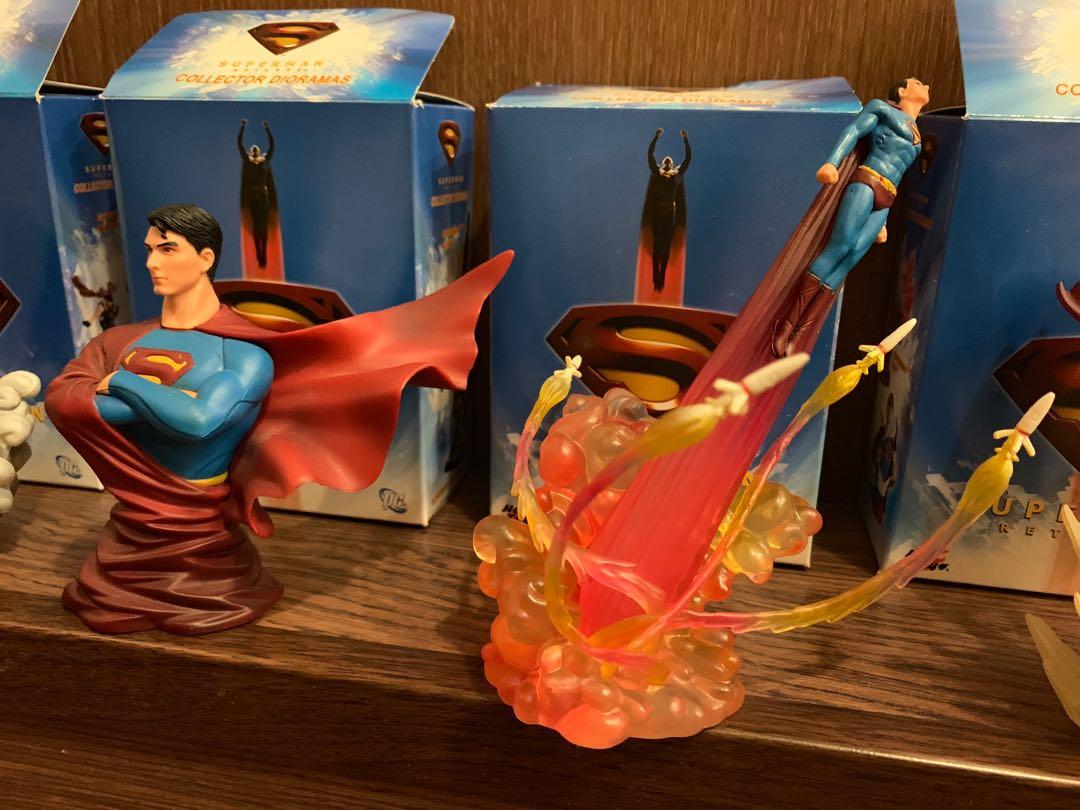 Full set - Superman Returns Collectors’ Dioramas, Hobbies & Toys, Toys ...