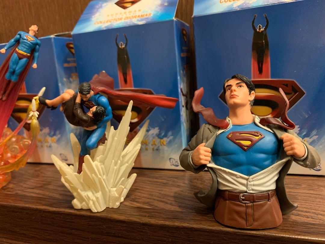 Full set - Superman Returns Collectors’ Dioramas, Hobbies & Toys, Toys ...