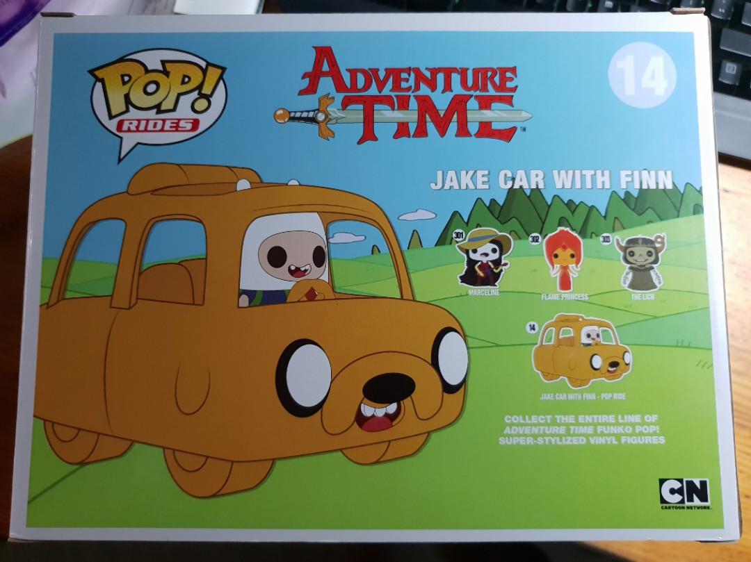 Funko Pop Rides: Adventure Time - Jake Car With Finn, Hobbies & Toys ...