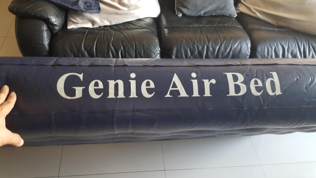 Genie Air Bed with Air Pump (Good Condition), Furniture & Home Living ...