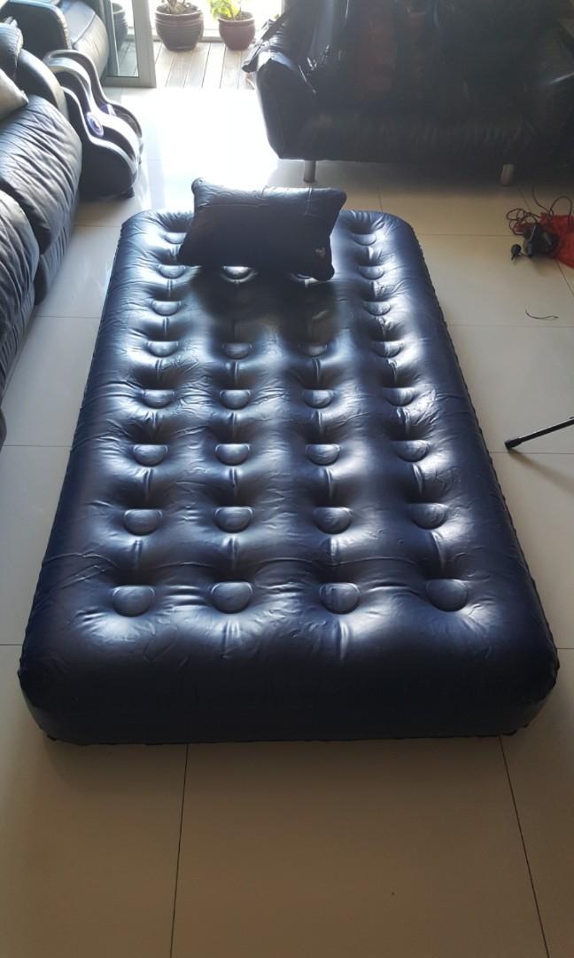 Genie Air Bed with Air Pump (Good Condition), Furniture & Home Living ...