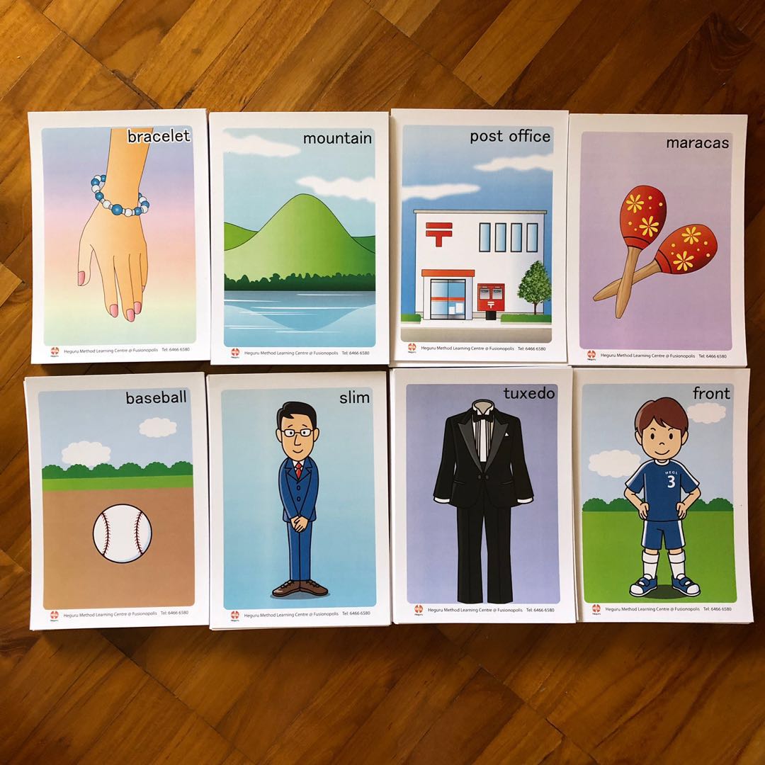 Heguru Method Flash Cards for Linking Memory - full set of 200 cards ...