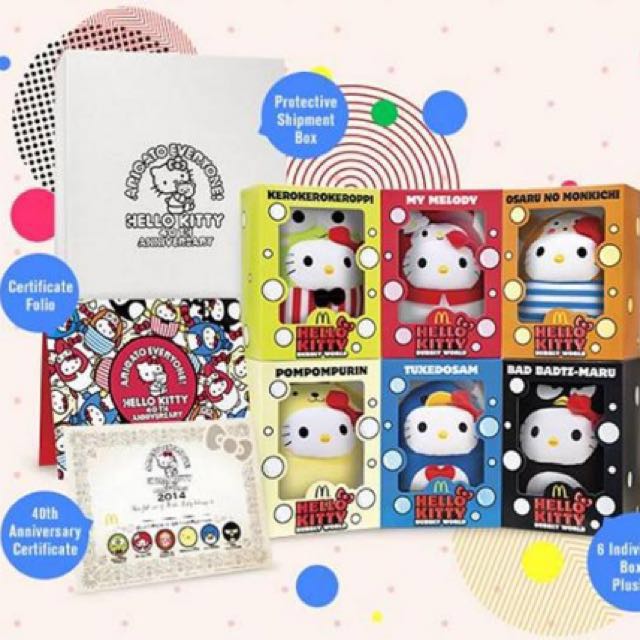 Hello Kitty Complete Set With Cert, Hobbies & Toys, Toys & Games on ...