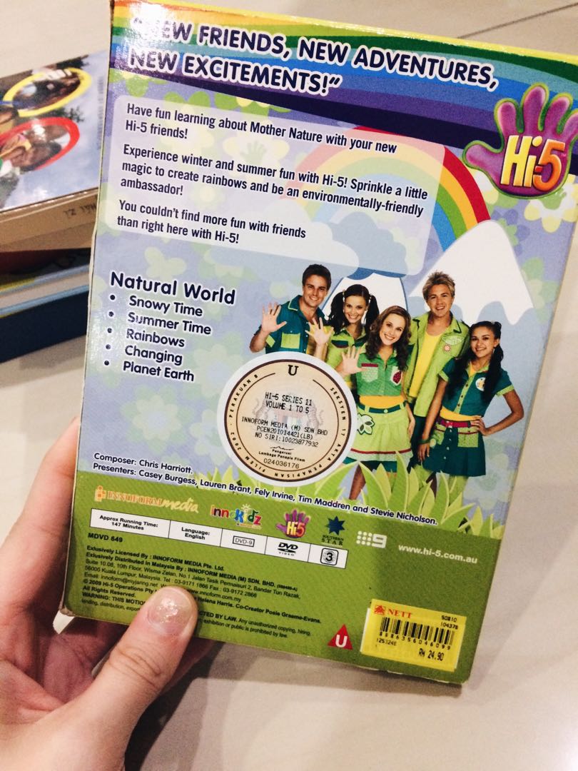 Hi-5 DVD, Hobbies & Toys, Music & Media, CDs & DVDs on Carousell