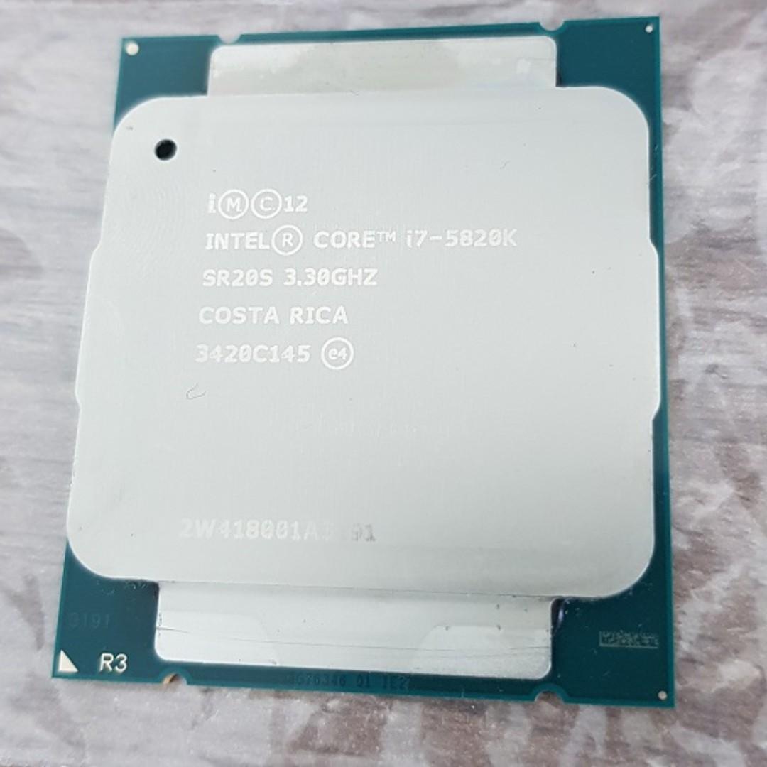 Intel i7-5820K CPU, Computers & Tech, Parts & Accessories, Computer ...