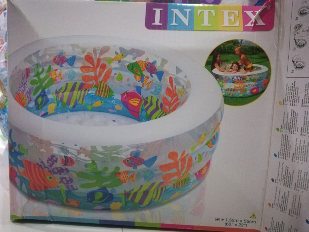 INTEX aquarium inflatable pool, Babies & Kids, Infant Playtime on Carousell