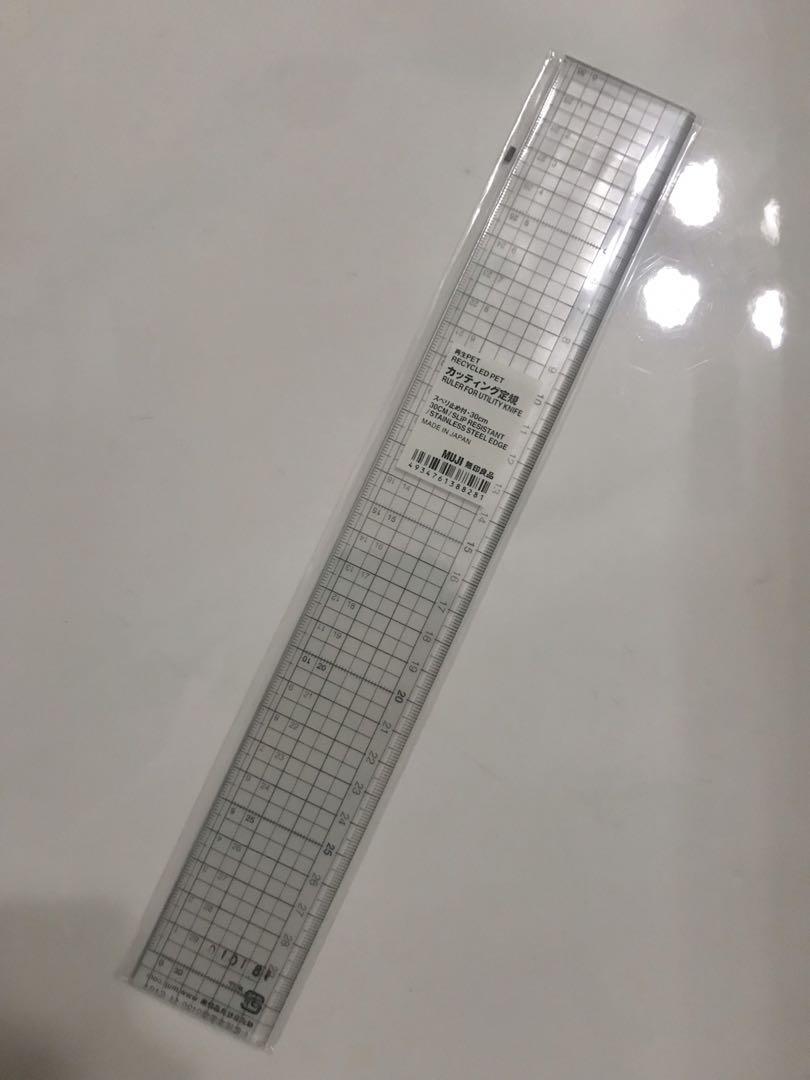 muji ruler for utility knife, Hobbies & Toys, Stationery & Craft ...