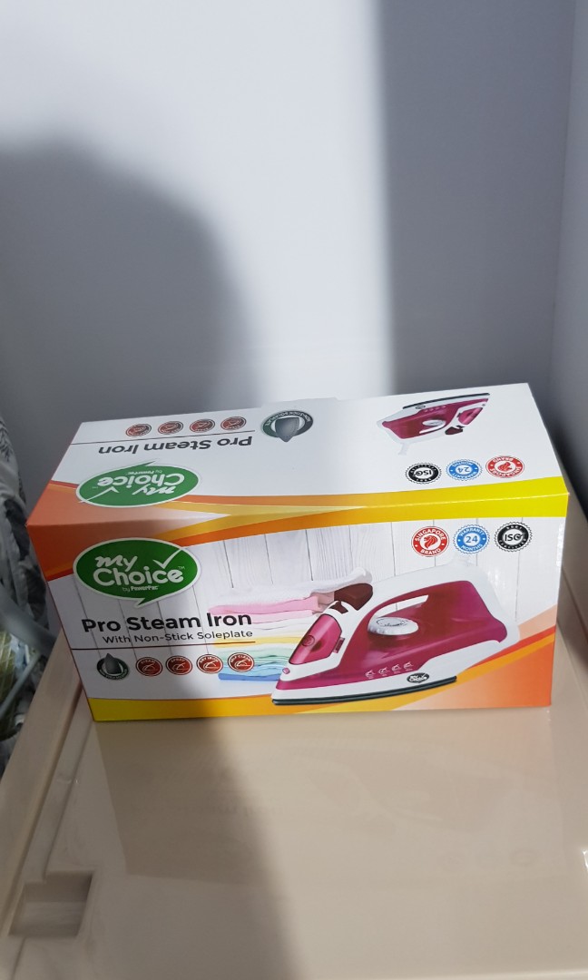 My Choice Pro Steam Iron, TV & Home Appliances, Irons & Steamers on ...