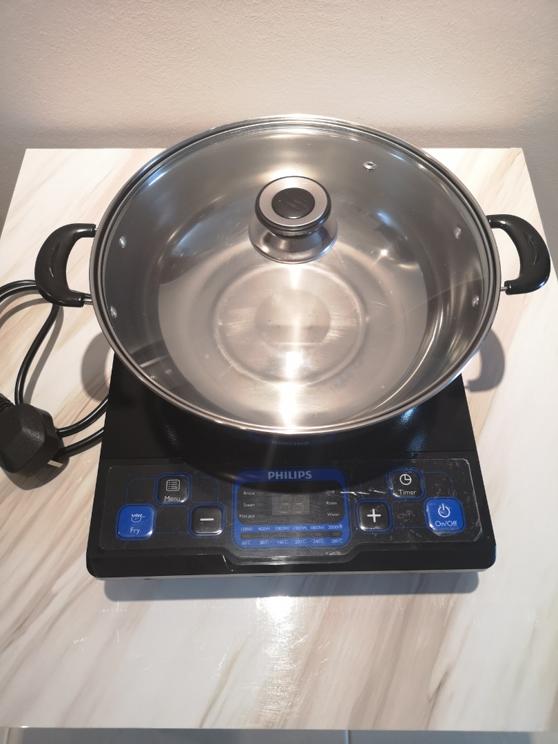 NEW! induction Cooker Philips with FREE POT!, TV & Home Appliances ...