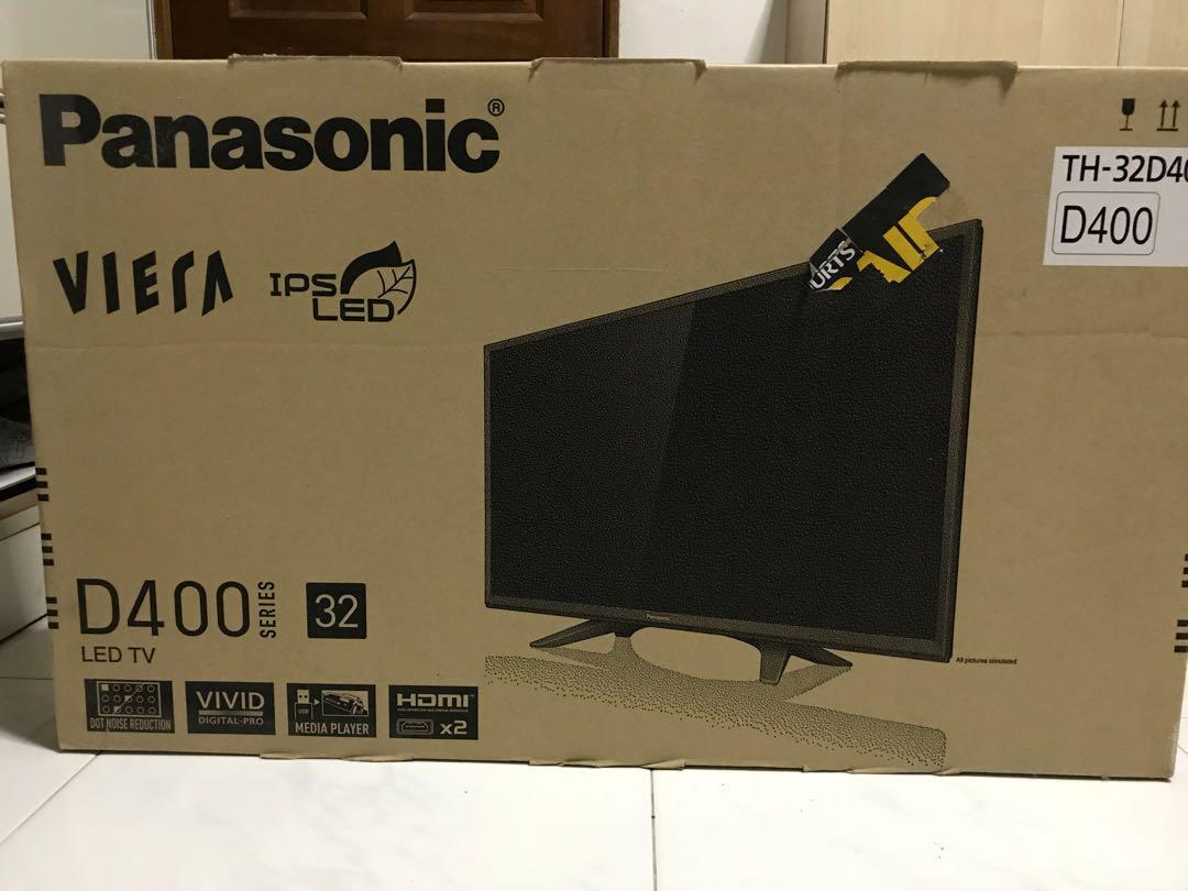Panasonic 32" LED TV Viera D400, TV & Home Appliances, TV ...