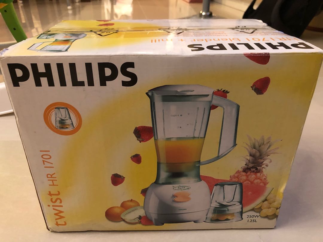 Philips Twist HR 1701 Blender, TV & Home Appliances, Kitchen Appliances ...