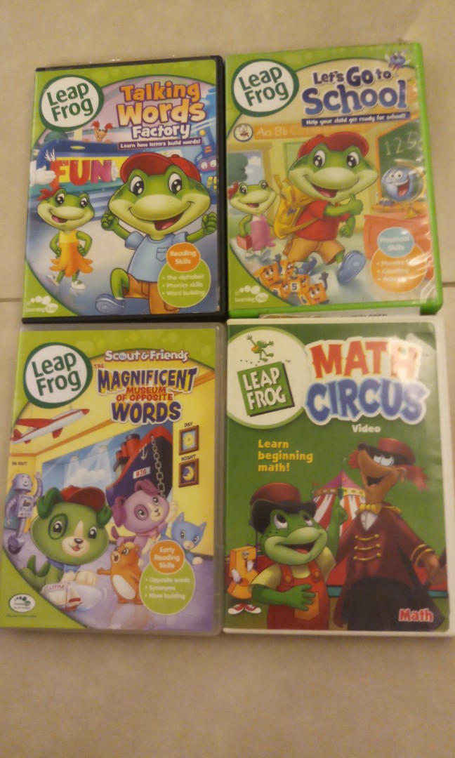 Preloved Leapfrog dvds, Hobbies & Toys, Toys & Games on Carousell