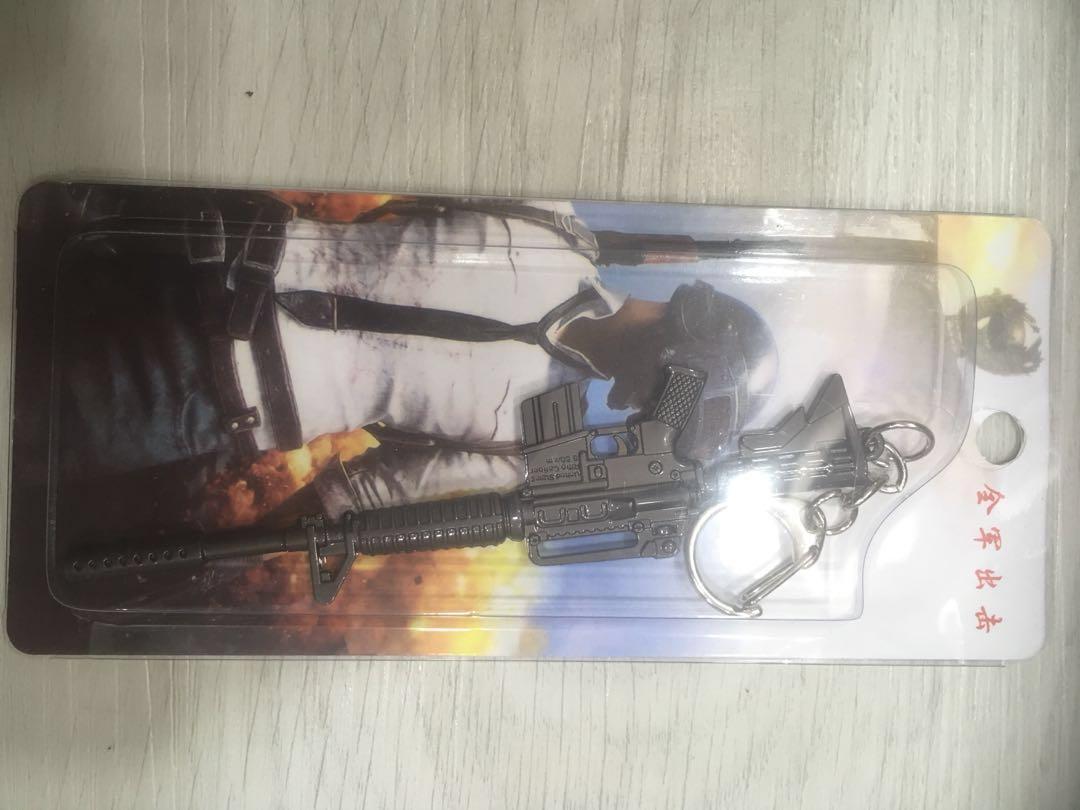 PUBG AR15 M4 Carbine Assault Rifle M16 Variant Keychain, Hobbies & Toys ...