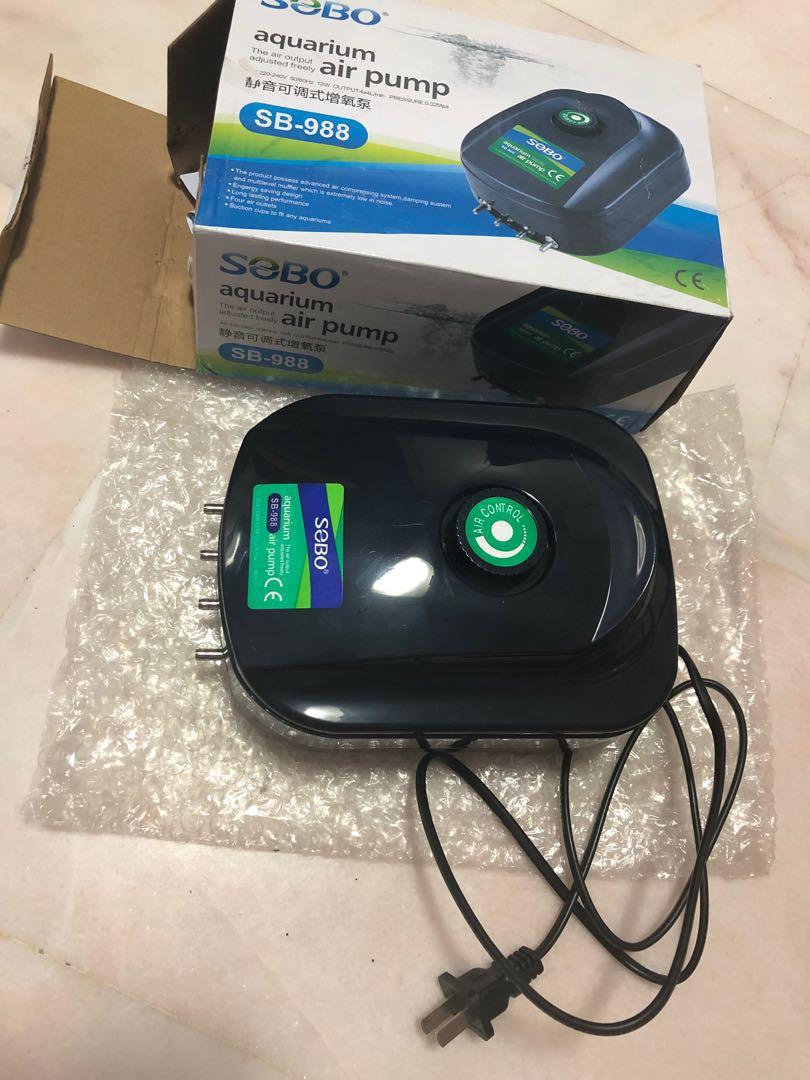Sobo SB-988 Air Pump, Pet Supplies, Homes & Other Pet Accessories on ...