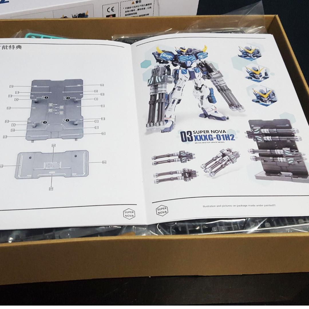 SuperNova 1/100 Master Grade Gundam Heavyarms CUSTOM KAI, Hobbies ...