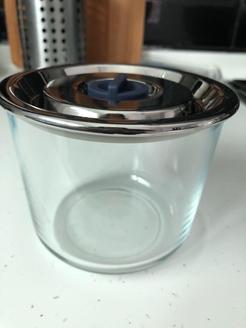 WMF Top Serve Glass Container, Furniture & Home Living, Kitchenware ...