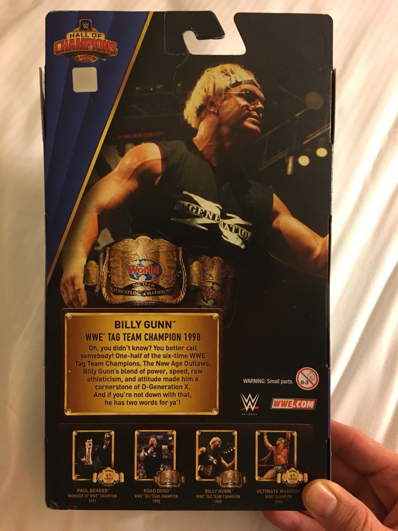 WWE Mattel Target Exclusive Hall of Champions Billy Gunn Elite Figure ...