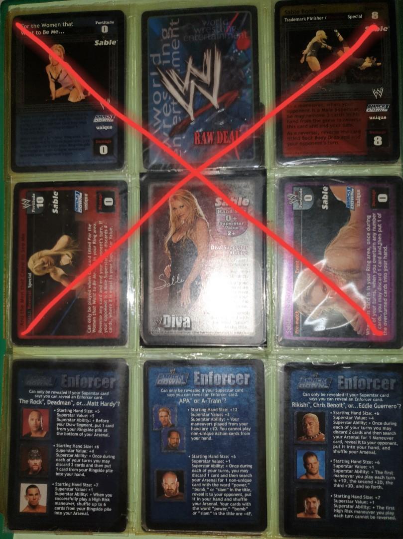 WWE WWF CARDS, Hobbies & Toys, Toys & Games on Carousell
