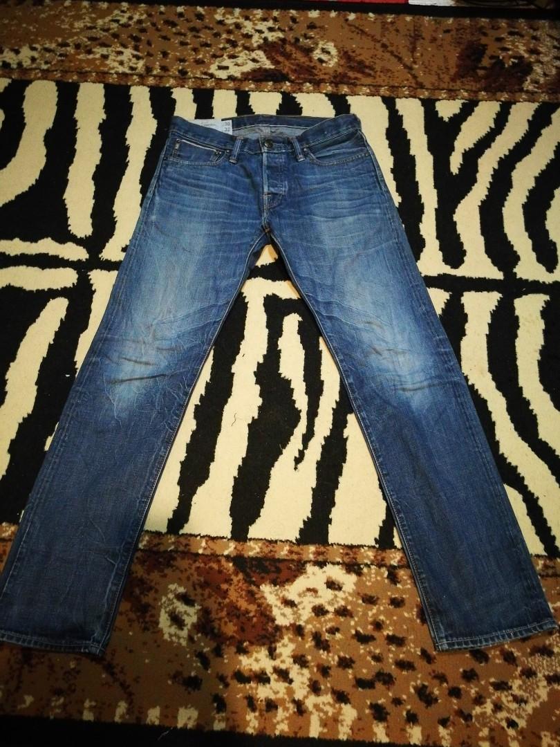 Abercrombie & Fitch selvedge Jeans, Men's Fashion, Bottoms, Jeans on ...