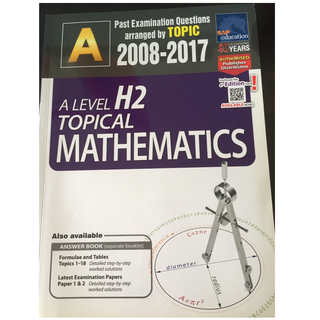 ALevel H2 Topical Mathematics, Hobbies & Toys, Books & Magazines ...