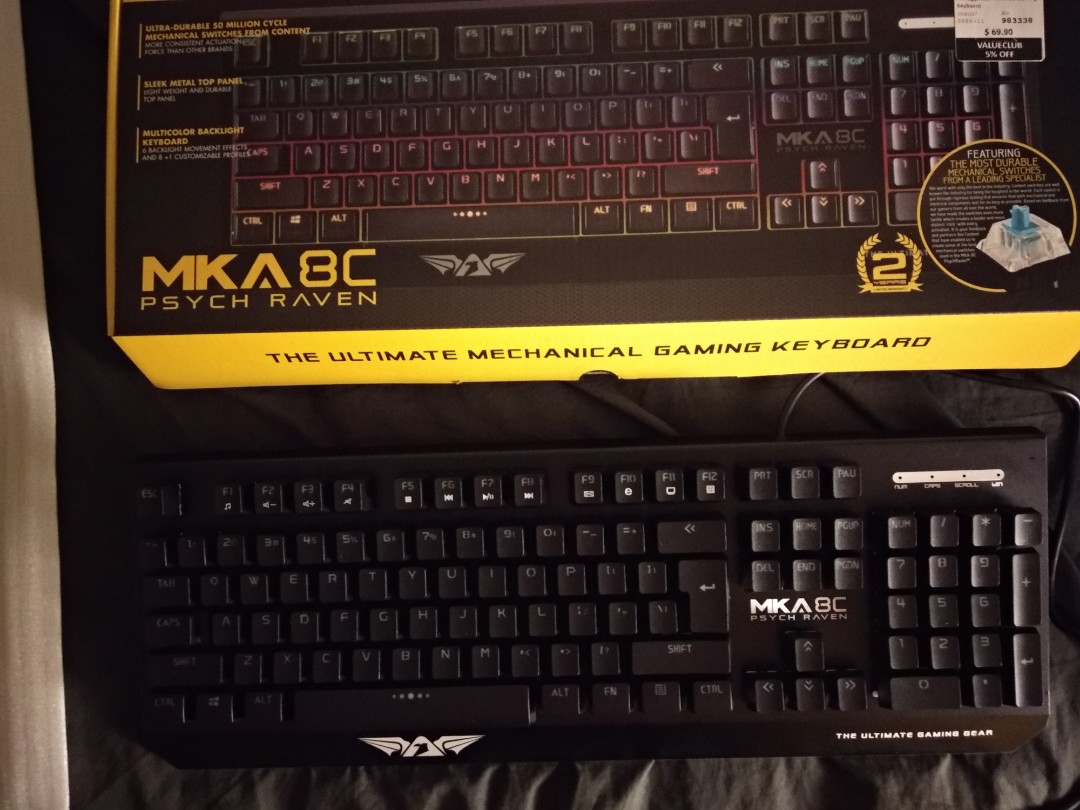 Armageddon MKA 8C mechanical keyboard, Computers & Tech, Parts ...