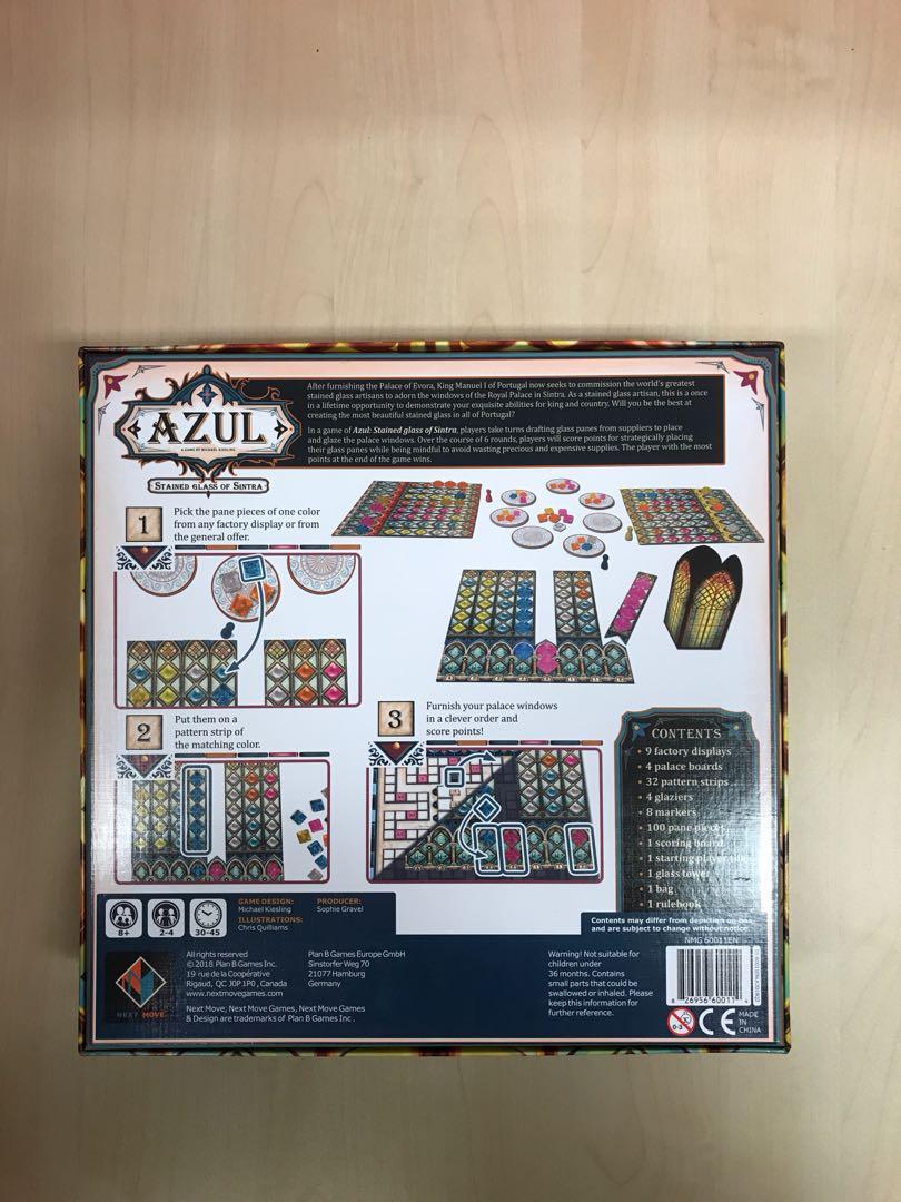 Azul: Stained Glass of Sintra Board Game, Hobbies & Toys, Toys & Games ...