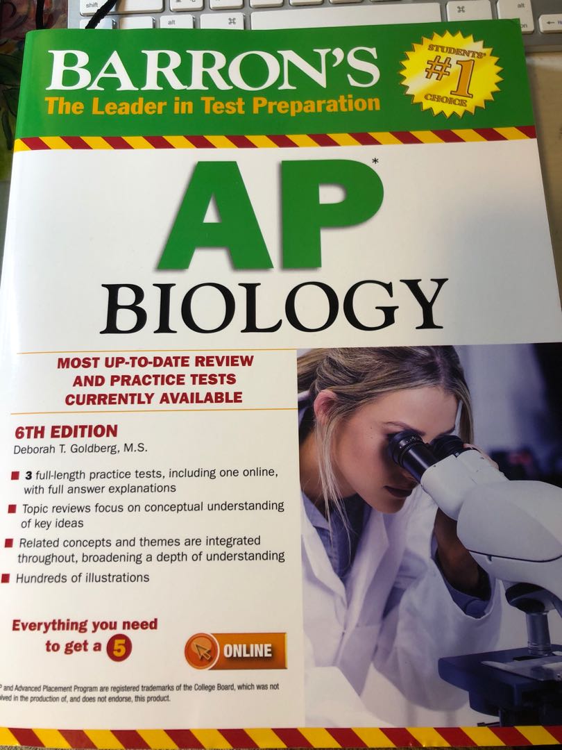 Barron’s AP biology, 興趣及遊戲, 書本 & 文具, 教科書 - Carousell
