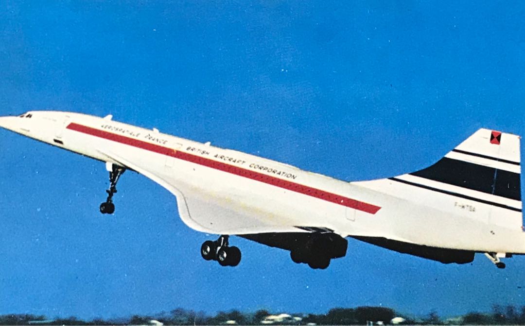 Concorde au décollage Colour Post Card, Women's Fashion, Jewelry ...