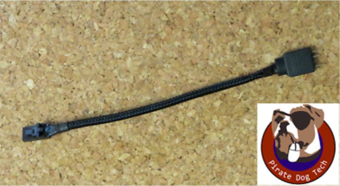 Corsair RGB to Asus Aura/MSI Mystic Light Addressable RGB Adapter Cable ...