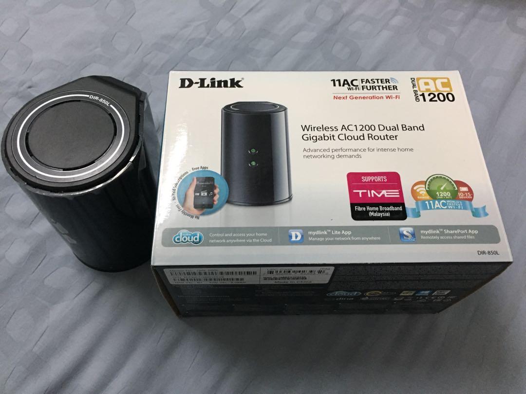 D-Link DIR 850L WiFi router, Computers & Tech, Parts & Accessories ...