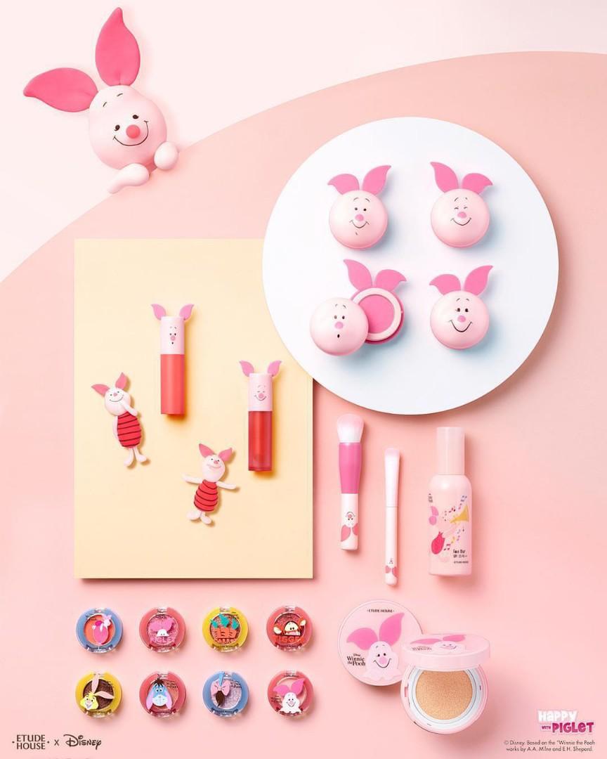Etude House Happy with Piglet Color in Liquid Lips Air Mousse, Beauty ...