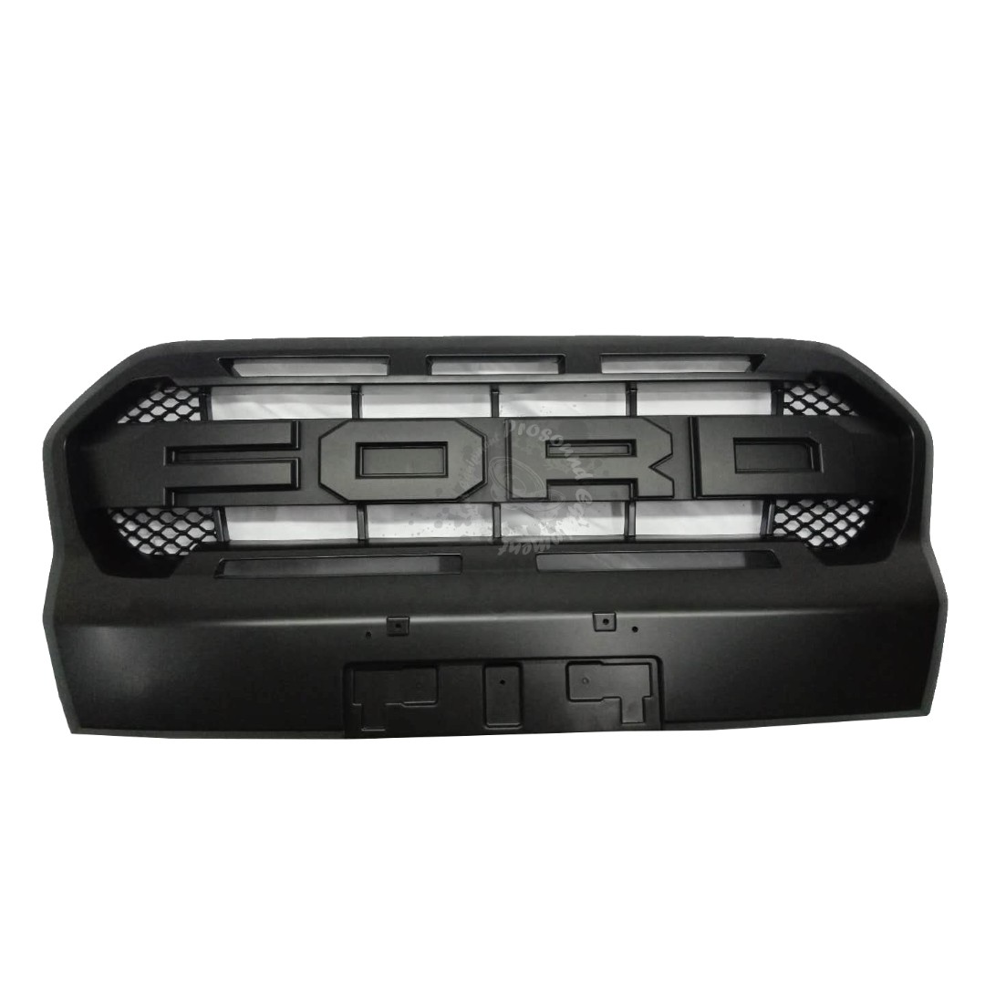 FORD RANGER 2018 T8 (FRF-158) FRONT GRILLE V3 3.2 WITH BLACK WORDING ...